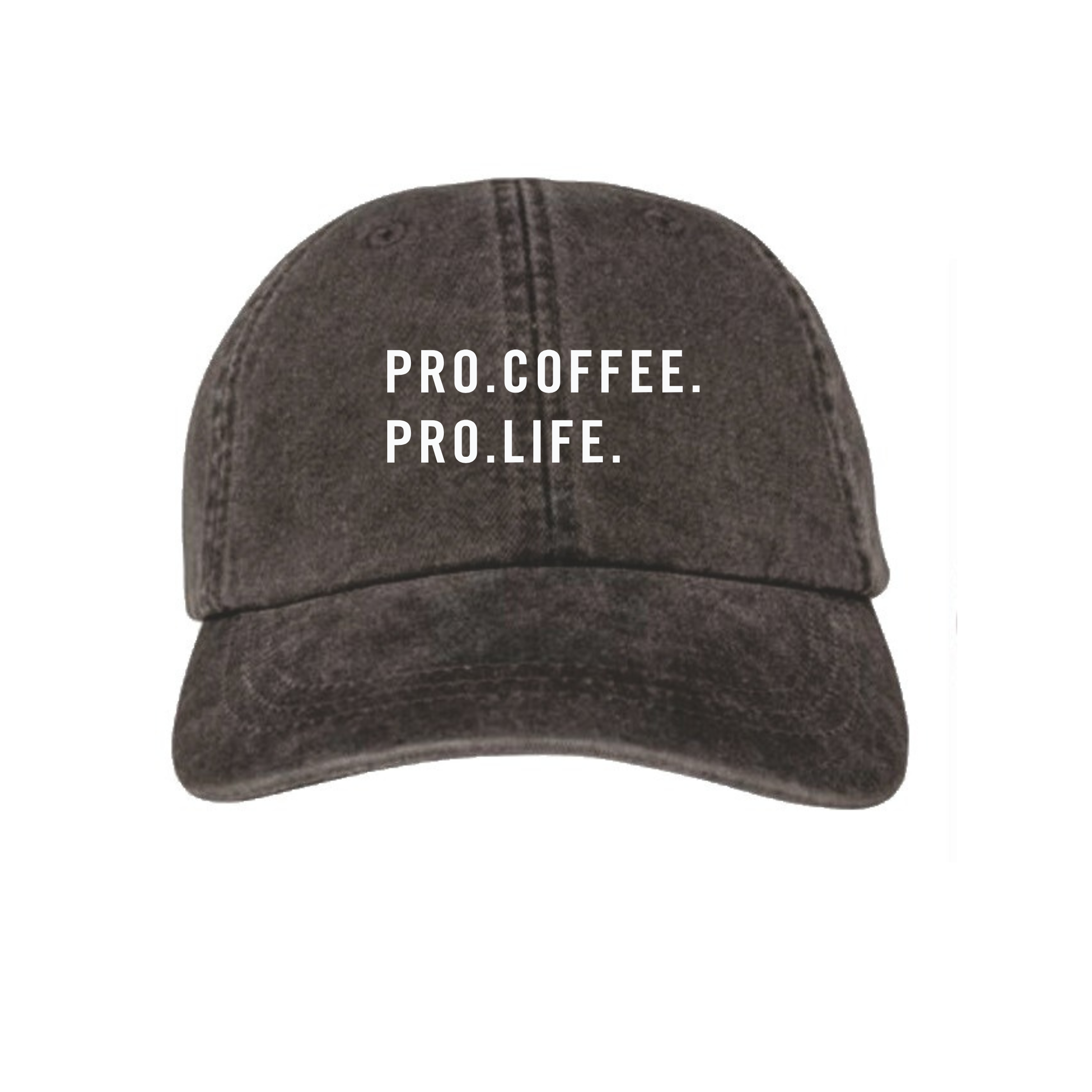 Pro-Coffee Pro-Life Hat - Black – Shop Seven Weeks Coffee